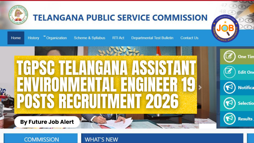 TGPSC Telangana Assistant Environmental Engineer Recruitment 2026 ...